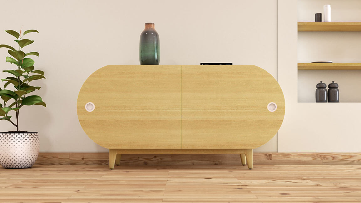 Art Deco 11 Crockery Unit